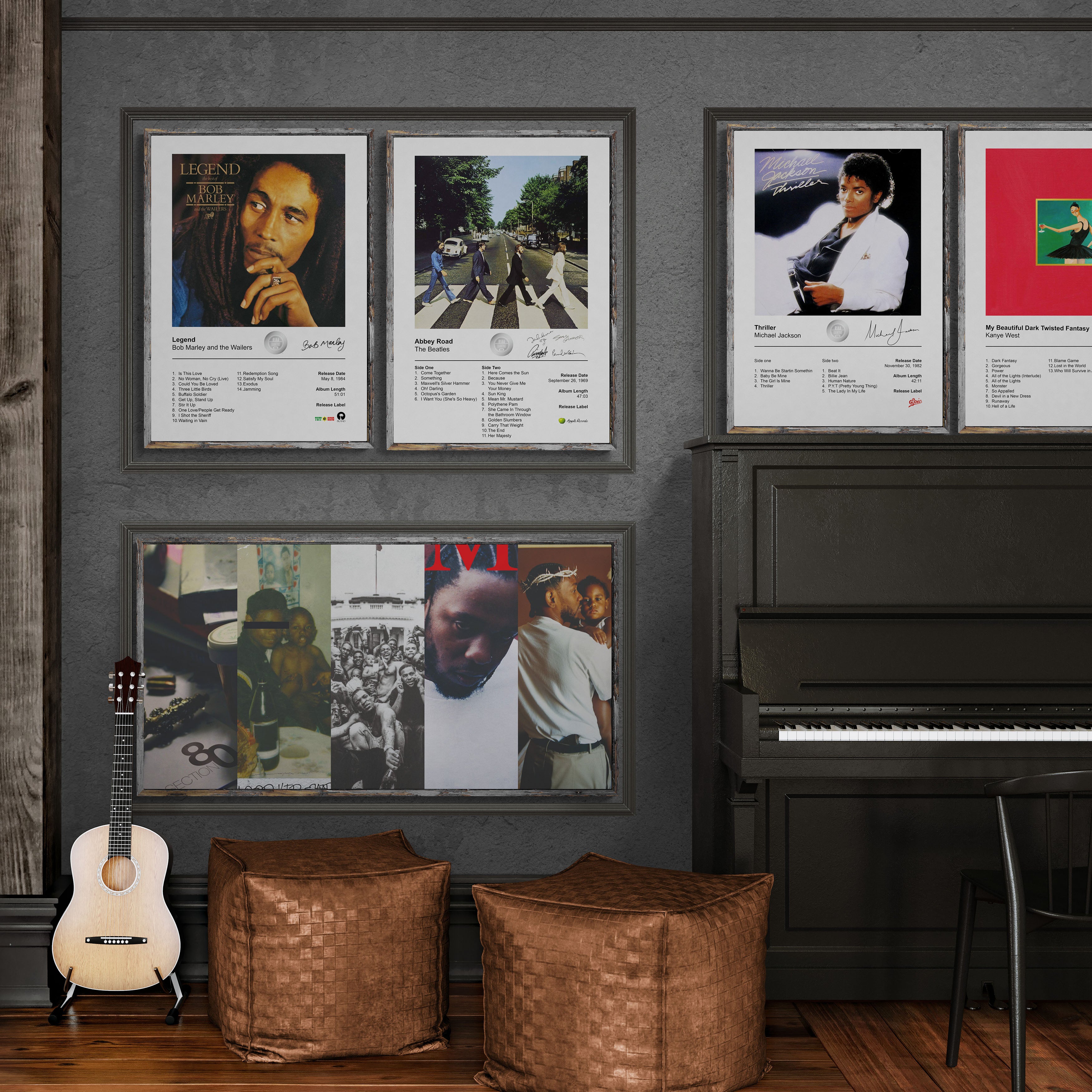 Music Posters – Ink And Canvas Creation
