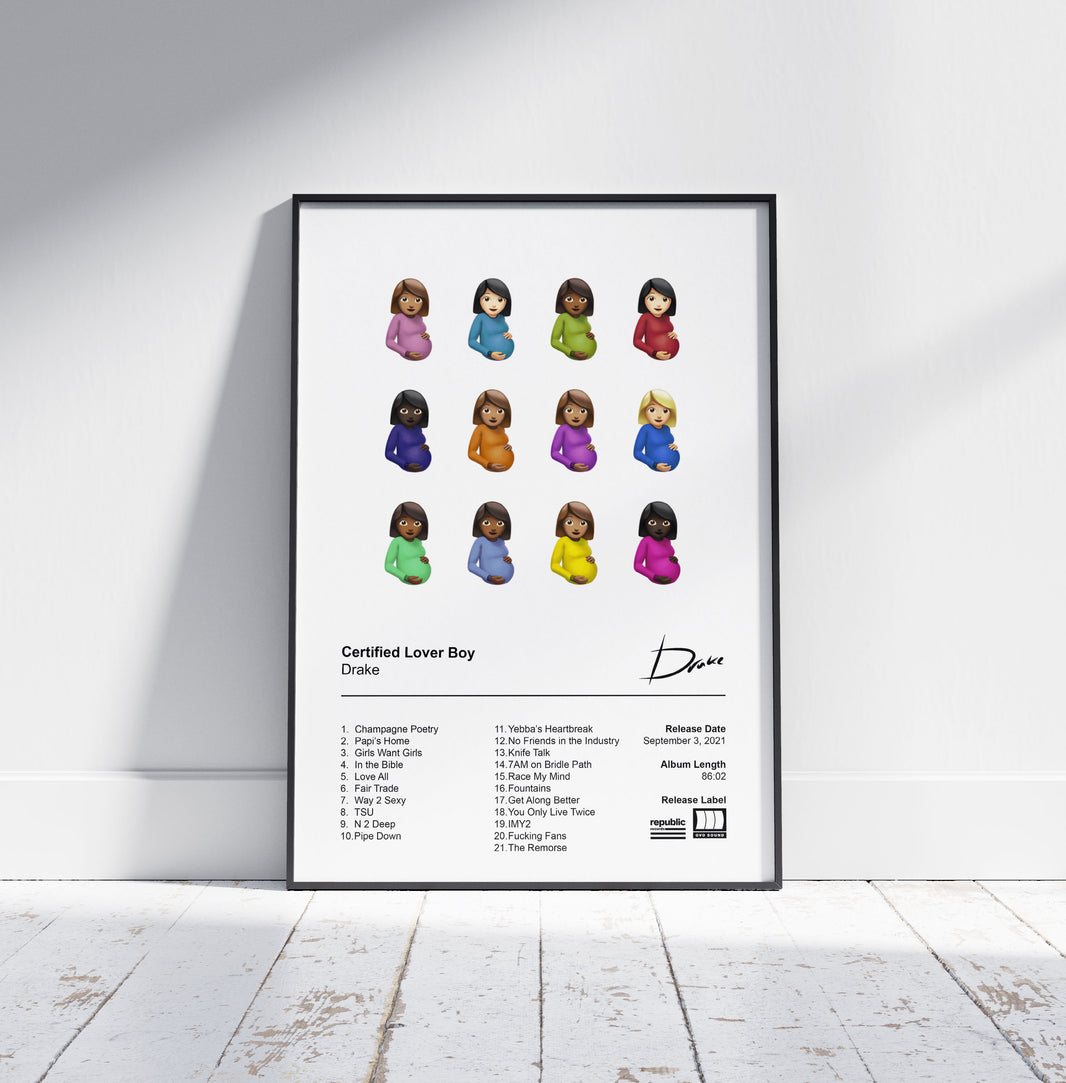 Drake Posters – Ink and Canvas Creation