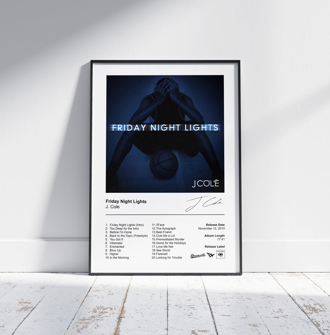 J. Cole Posters – Ink and Canvas Creation